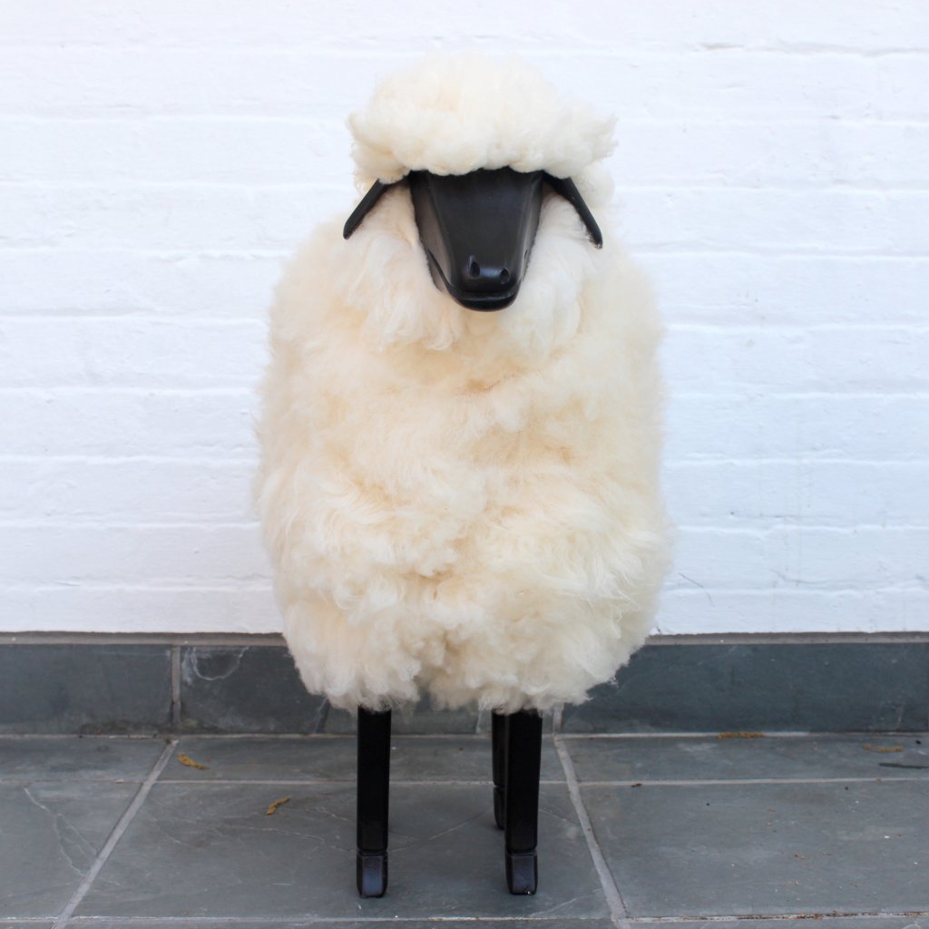 Sheep Footstool Footrest - Sculptural Decor – Lost Candor